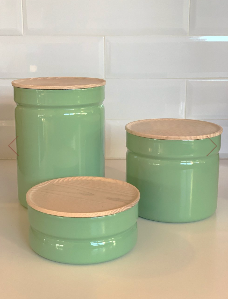 Storage Canisters by Riess Enamelware | Storied